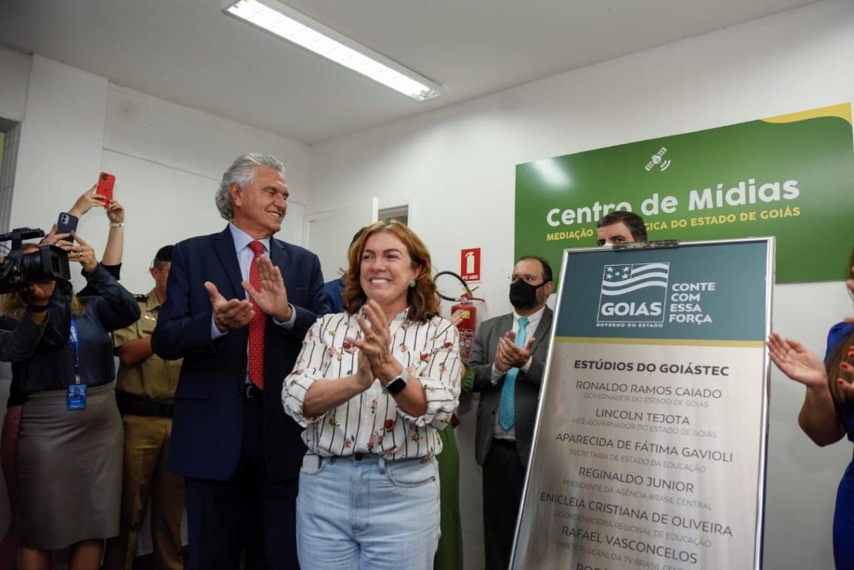Governador Ronaldo Caiado inaugura novos estúdios da Brasil Central ...